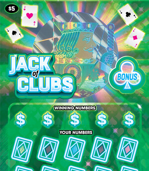 1658 - Jack Of Clubs - Idaho Lottery