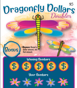 1692 - Dragonfly Dollars Doubler - Idaho Lottery
